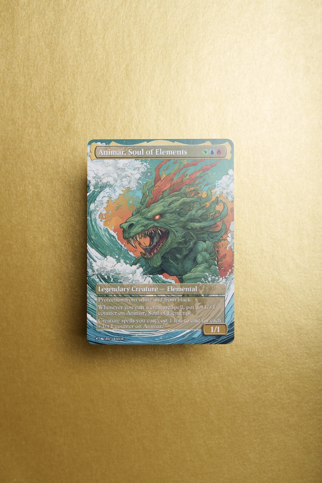 Animate, Soul of Elements MTG Custom Cards , Commander Alternate Art ...