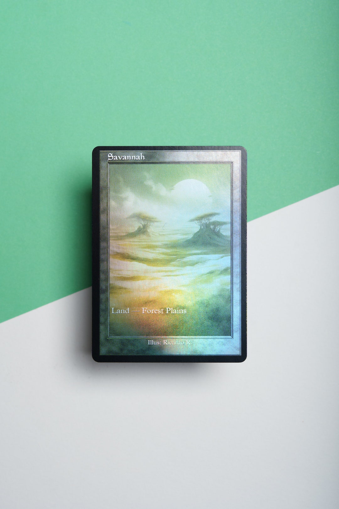 FOIL Savannah MTG Custom Cards, Commander Alternate Art Magic MTG ...