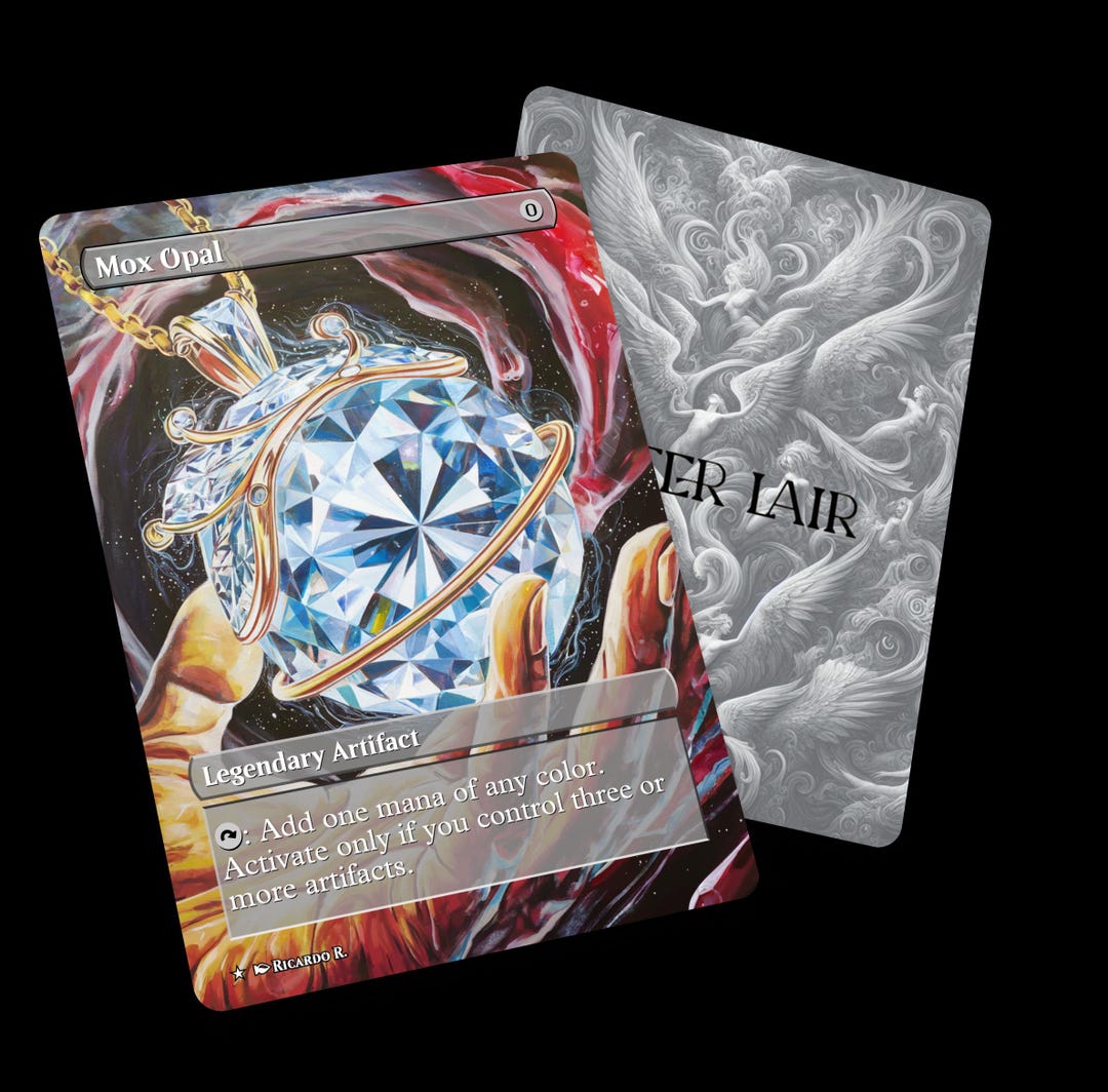 Mox Opal MTG Custom Cards, Commander Alternate Art Magic MTG Alters ...