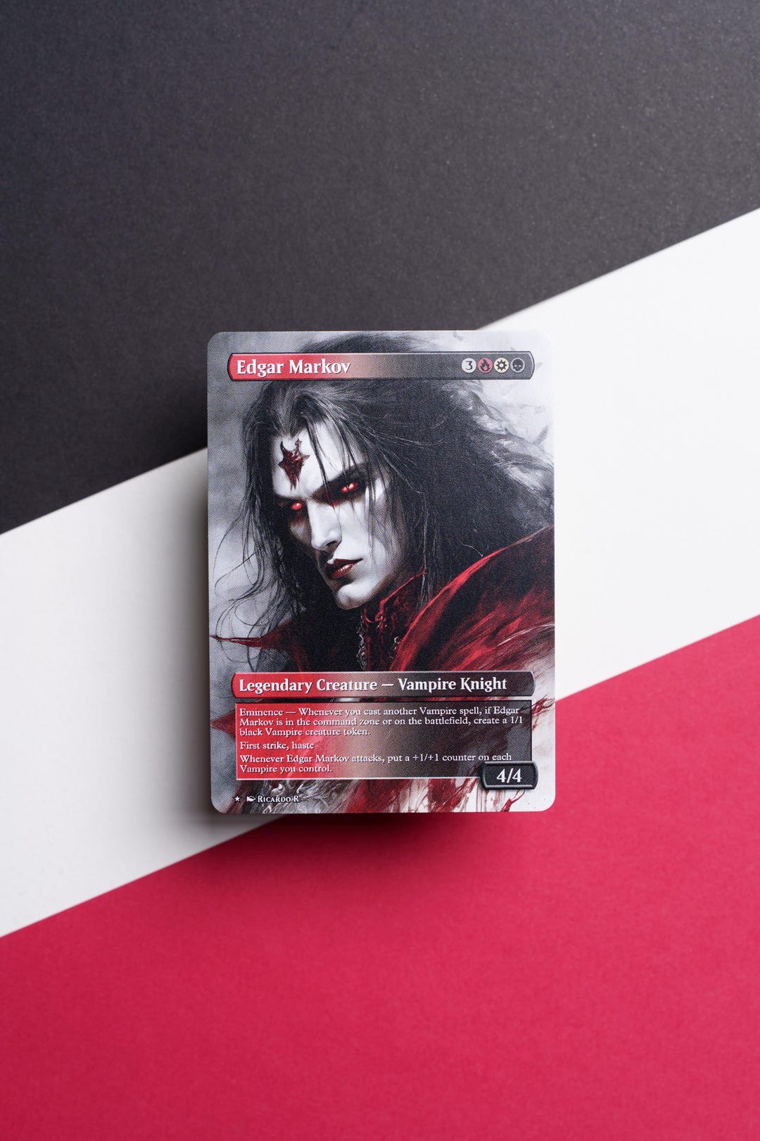 Edgar Markov MTG Custom Cards, Commander Alternate Art Magic MTG Alters ...