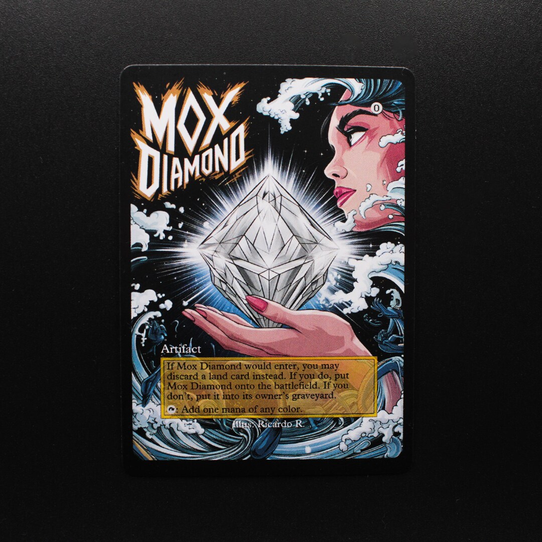 Mox Diamond MTG Custom Cards, Commander Alternate Art Magic MTG Alters ...