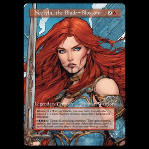 Najeela, the Blade-blossom MTG Custom Cards , Commander Alternate Art ...