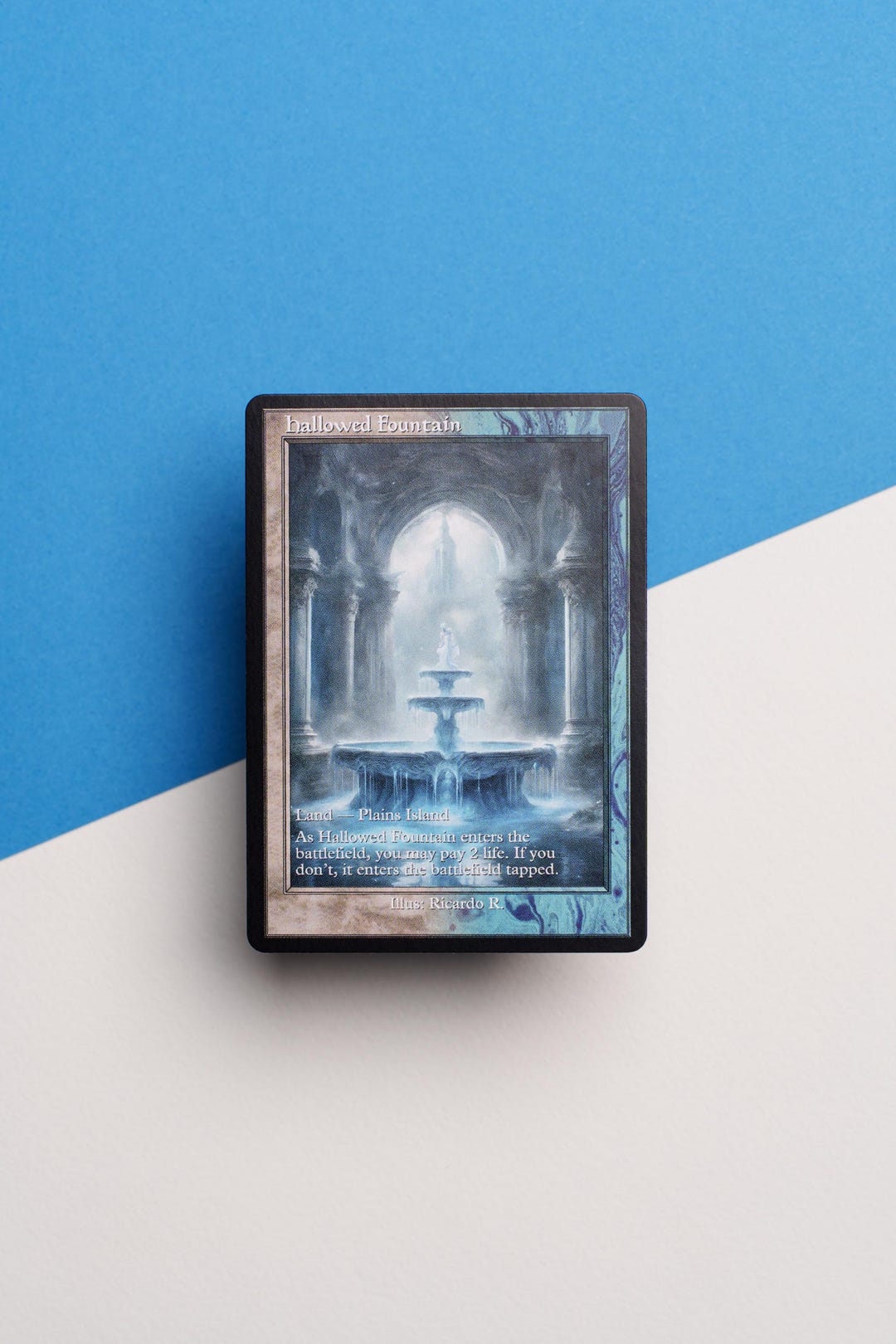 Hallowed Fountain MTG Custom Cards, Commander Alternate Art Magic MTG ...