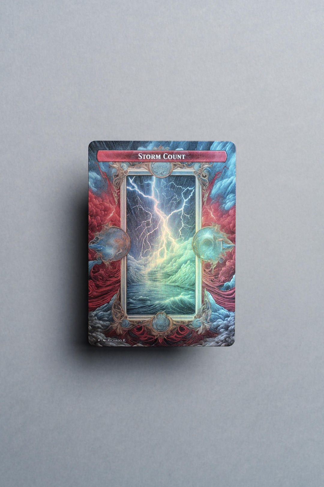 FOIL Storm Count Token MTG Custom Cards , Commander Alternate Art Magic ...