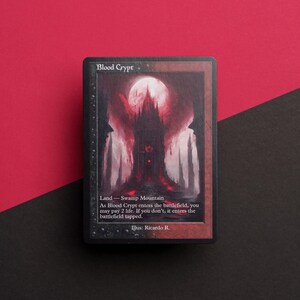 Blood Crypt MTG Custom Cards , Commander Alternate Art Magic MTG Alters ...