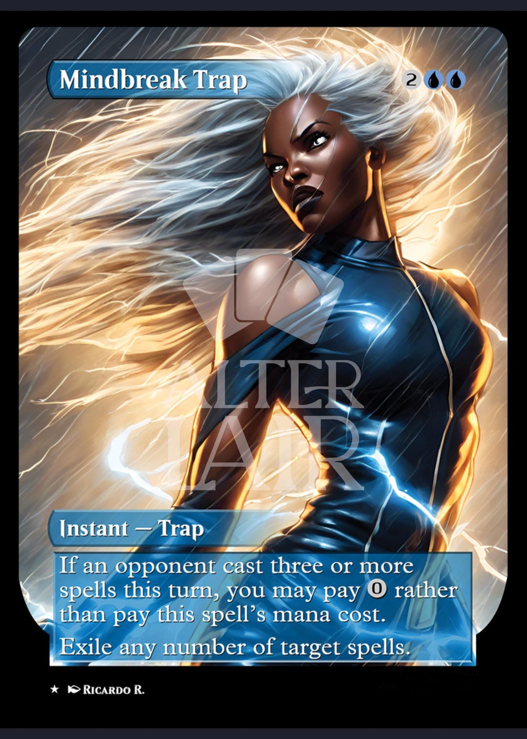 Mindbreak Trap MTG Custom Cards, Commander Alternate Art Magic MTG Alters Full Art - Etsy