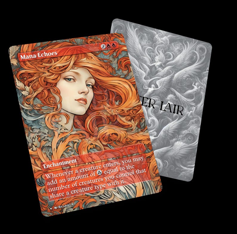 Mana Echoes MTG Custom Cards, Commander Alternate Art Magic MTG Alters Full - Etsy