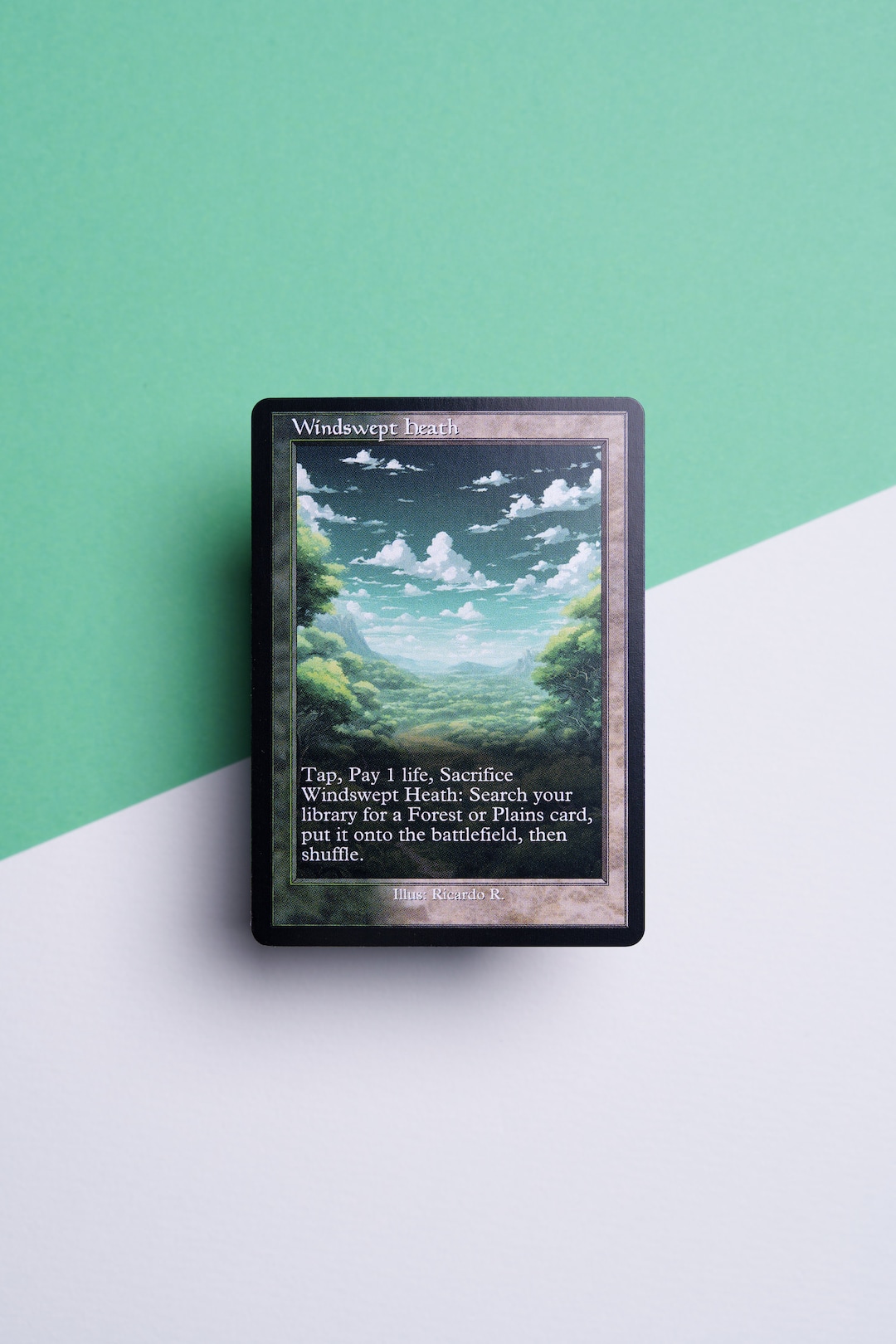 Windswept Heath MTG Custom Cards, Commander Alternate Art Magic MTG ...