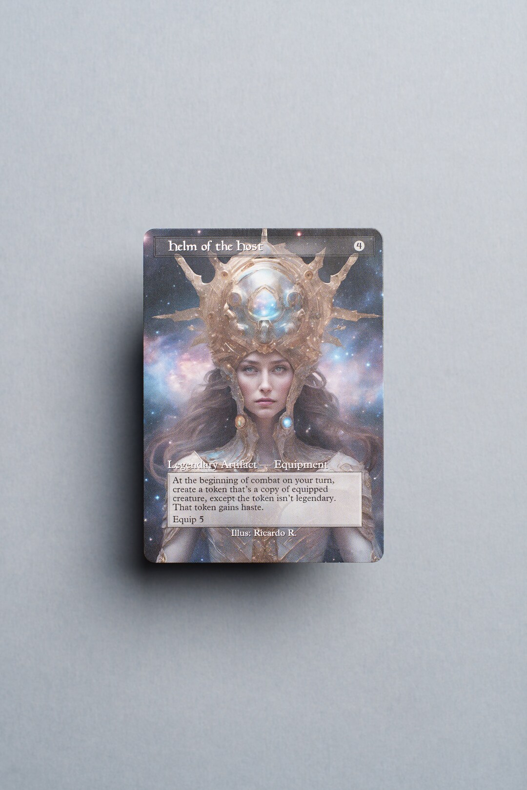 Helm of the Host MTG Custom Cards, Commander Alternate Art Magic MTG ...