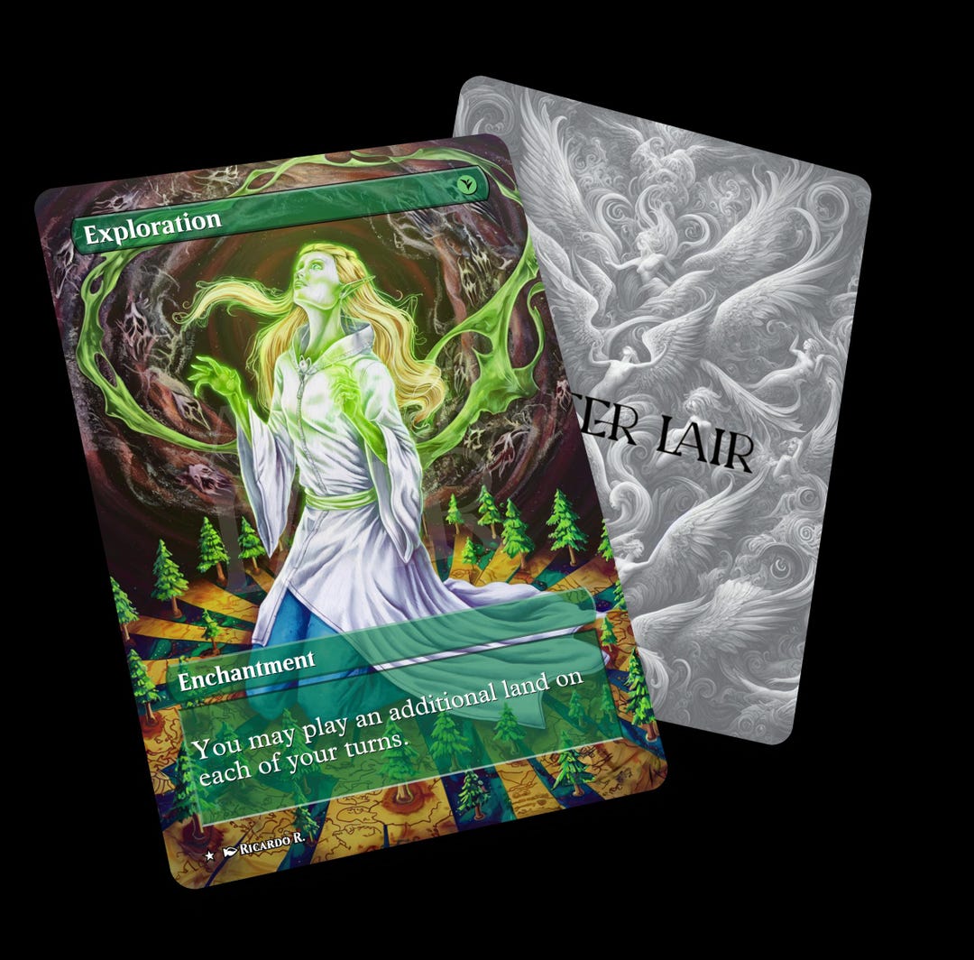 Exploration MTG Custom Cards, Commander Alternate Art Magic MTG Alters ...