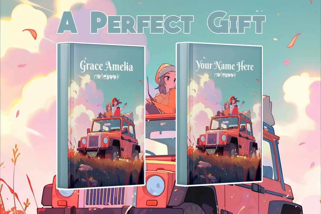 Anime Birthday Gift Anime Notebook Present Gift for Her Anime - Etsy