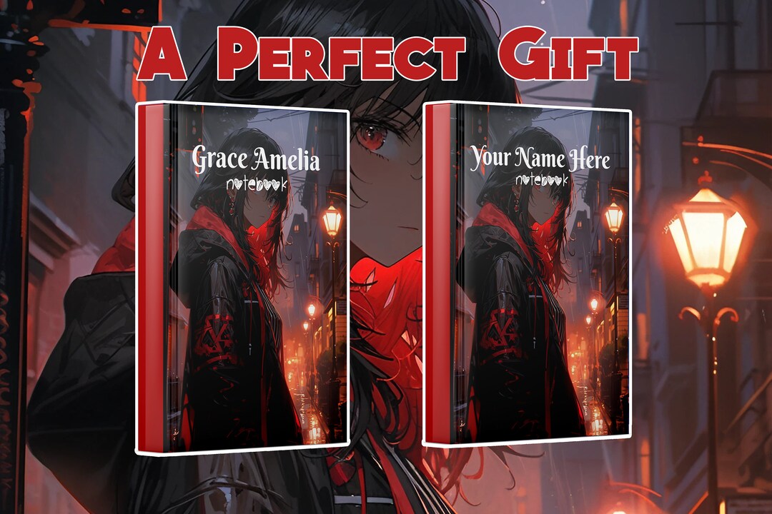 Anime Birthday Gift Anime Notebook Present Gift for Her Anime - Etsy