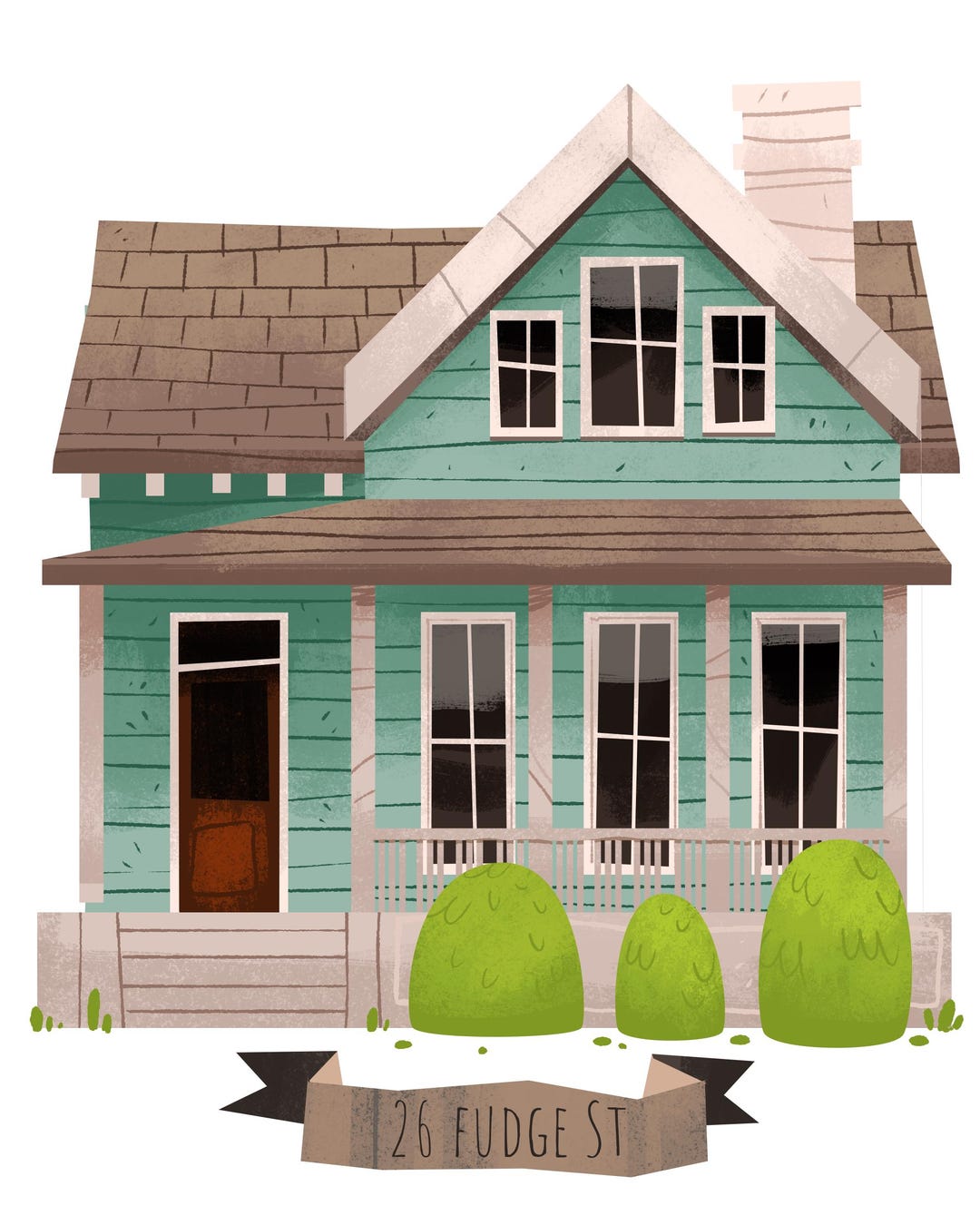 Personalised Home or Business Illustrations, Wall Art, Housewarming ...