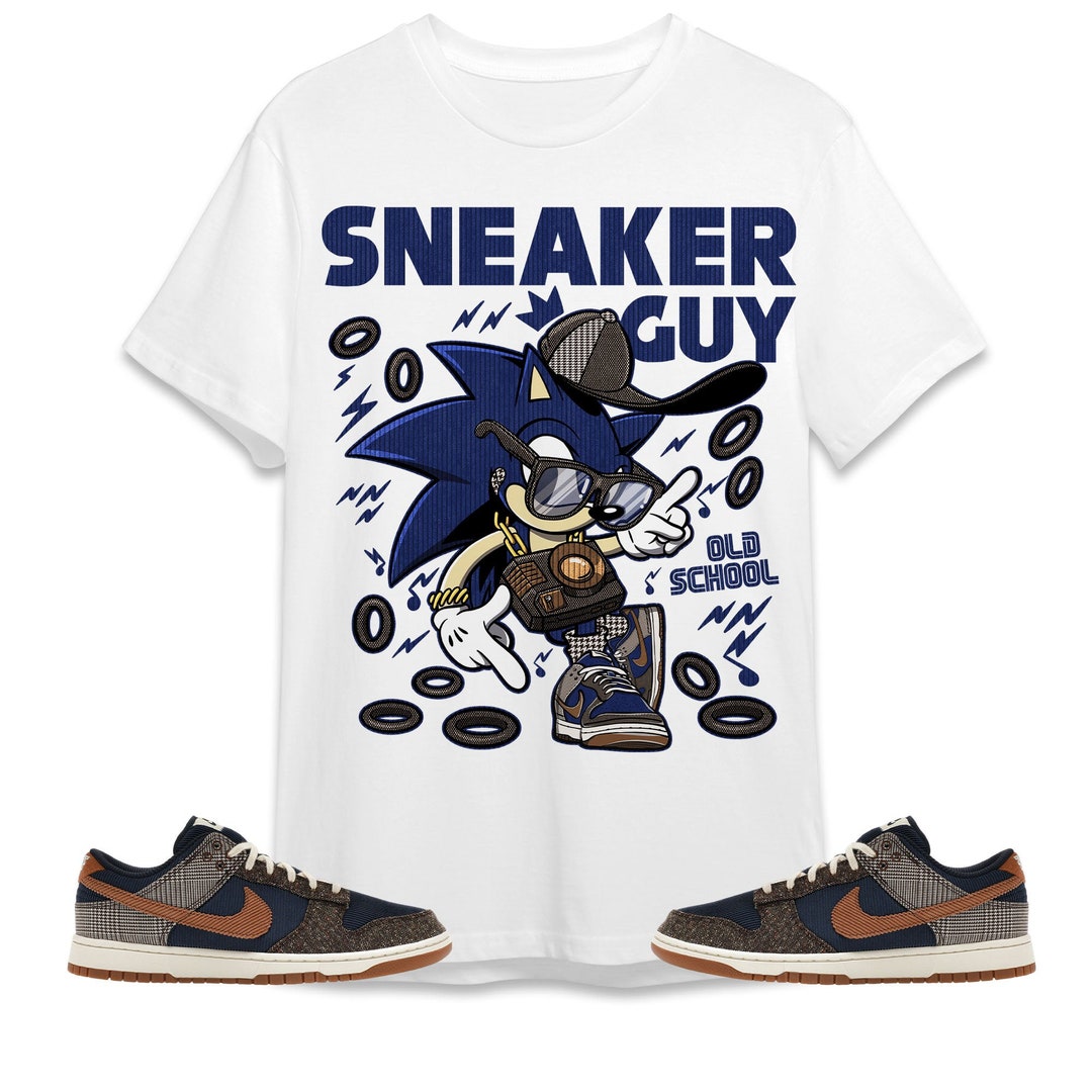 Sonic Old School Unisex Tees Dunk Low Tweed Corduroy - Etsy