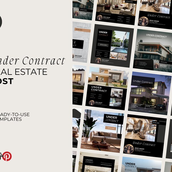 Under Contract Social Media Post - Etsy