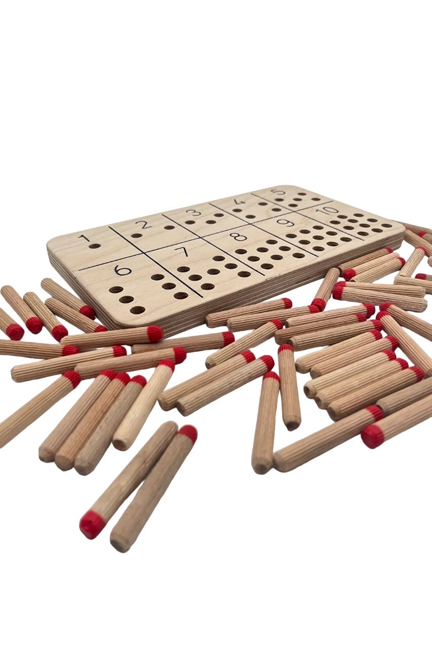 Montessori Rods,montessori,montessori Education,math Games,counting ...