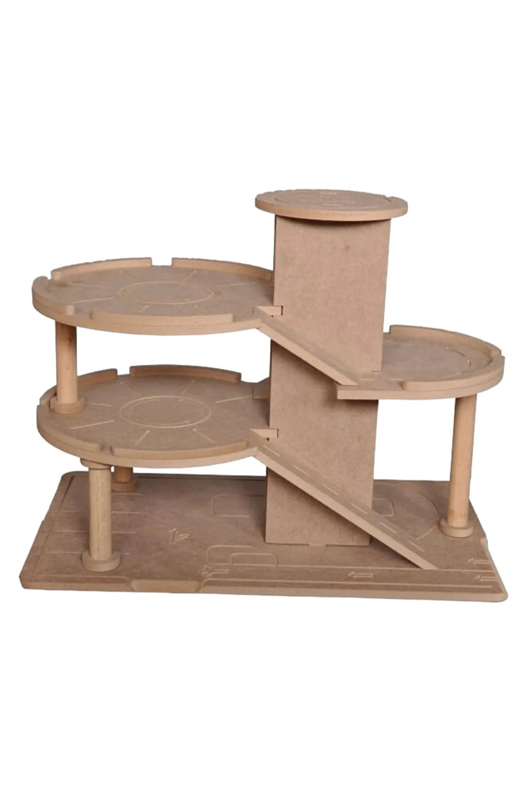 Wooden Deck Car Park,wooden Toy Car Storage,wooden Floor Car Parking ...