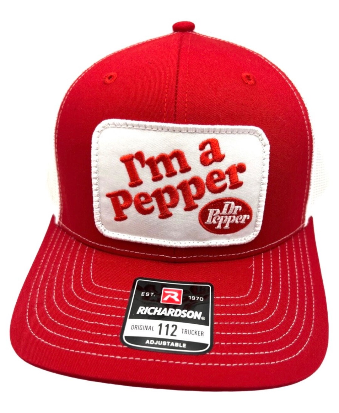 Dr. Pepper Soda Pop Cola Im A Pepper Retro Style Richardson 112 Trucker ...