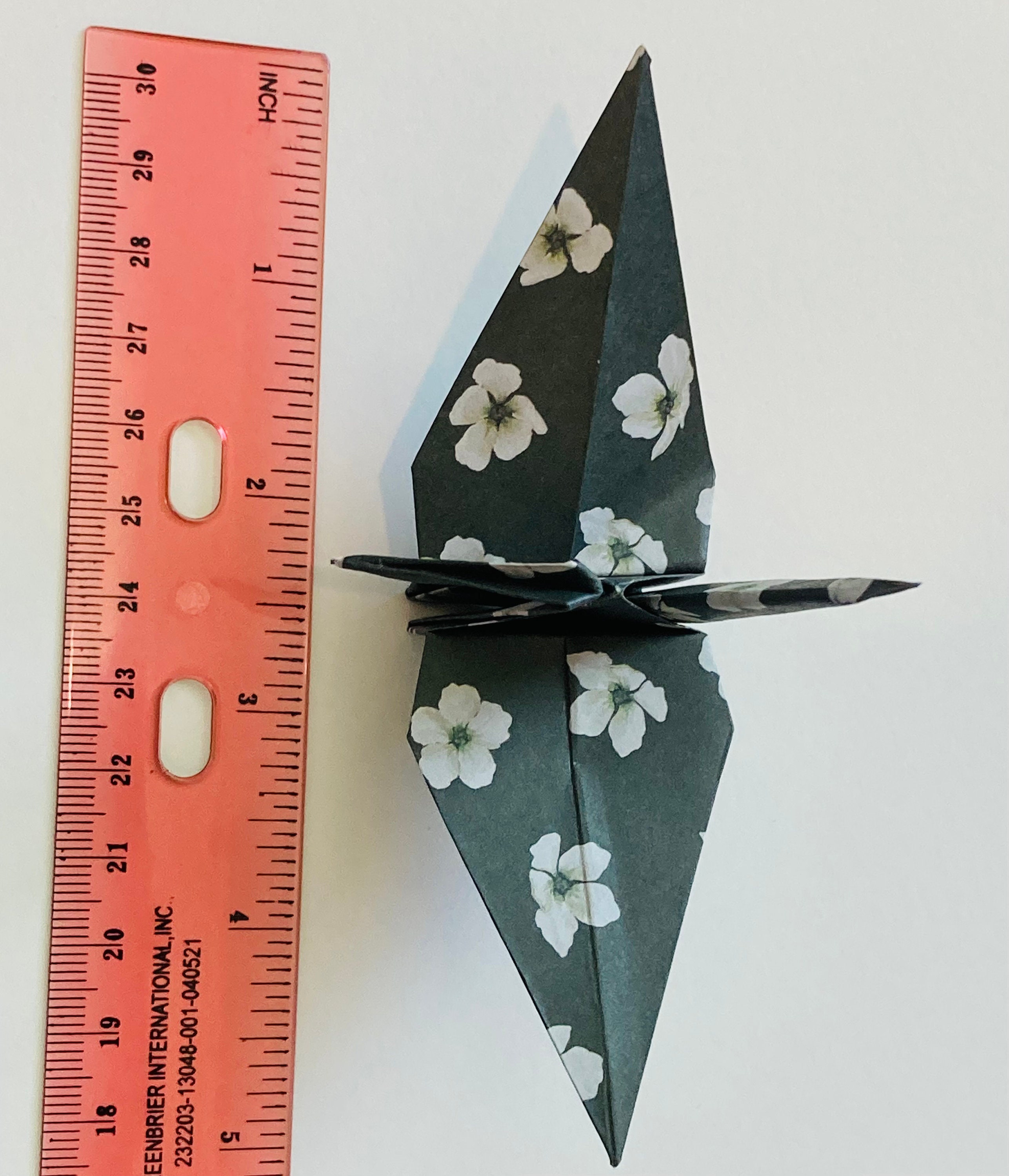 Two Origami Cranes Japanese Handmade Origami Cranes Pair of - Etsy