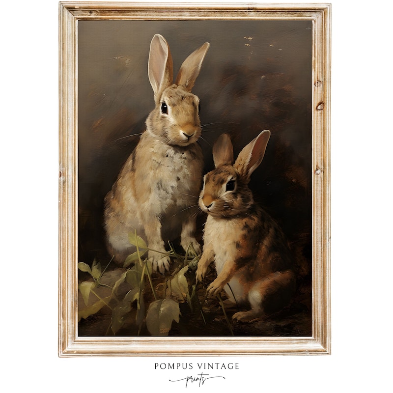 Rabbit Art Print - Etsy