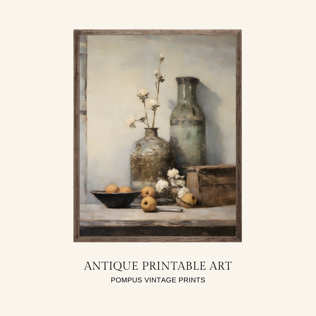 Vintage Kitchen Still Life Art Print Cottage Wall Art - Etsy