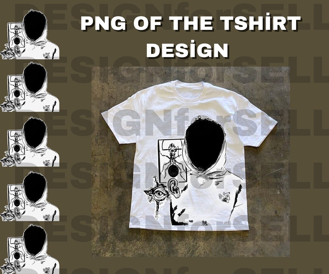 Graphic Tee Tshirt Design Procreate Drawn PNG - Sample Tshirt Design - Etsy