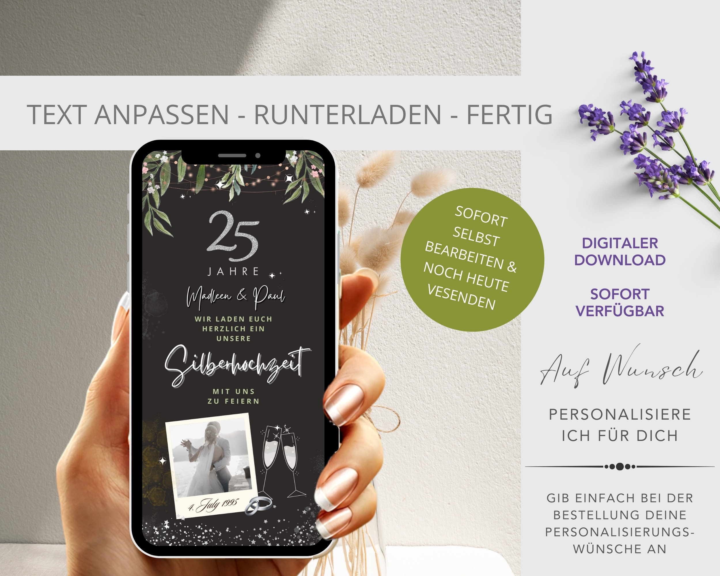 Einladung Zur Silberhochzeit Per Whatsapp