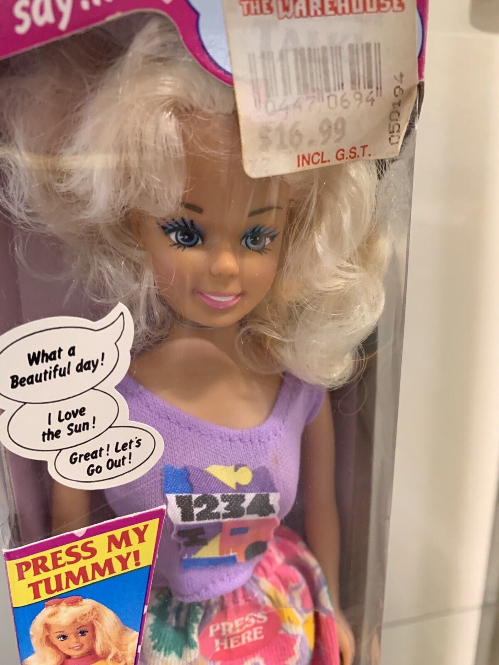 1992 Talking Tina Fashion Doll - Toymax - NRFB - Etsy