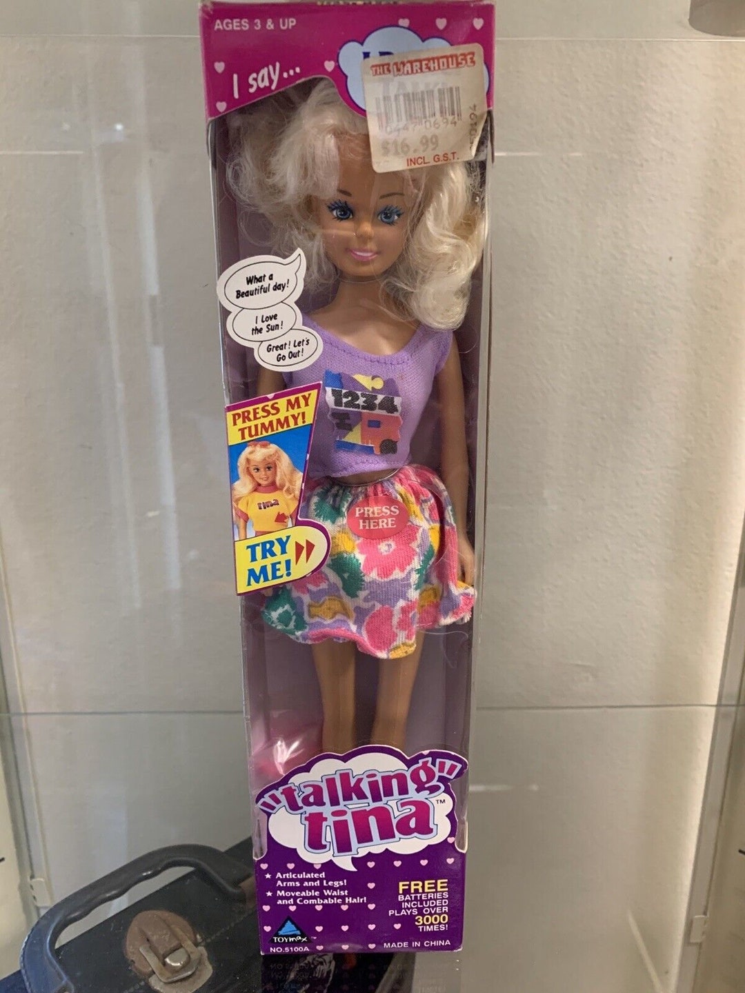 1992 Talking Tina Fashion Doll - Toymax - NRFB - Etsy