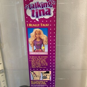 1992 Talking Tina Fashion Doll - Toymax - NRFB - Etsy