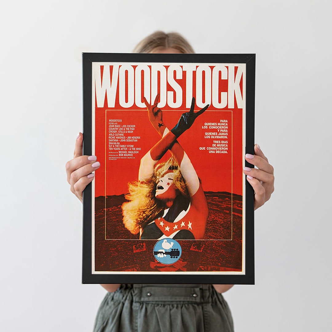 Woodstock Vintage Music Poster Autumn Home Decor A4 A3 A2 - Etsy