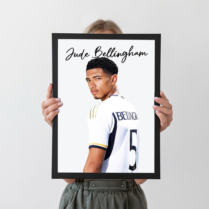 Jude Bellingham 2023 Football Poster Autumn Home Decor A4 A3 - Etsy ...