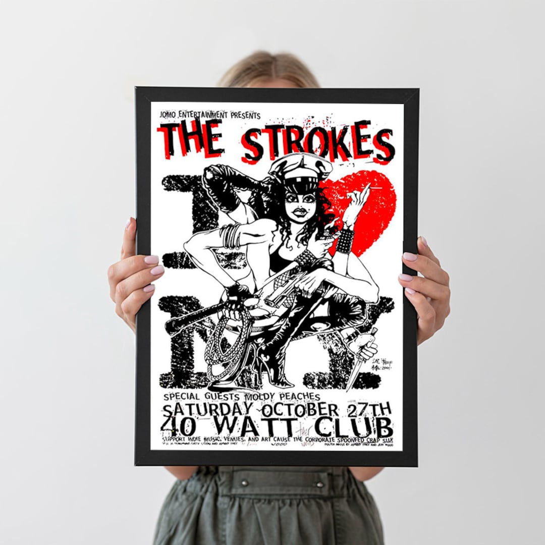 The Strokes Poster, the Strokes Decor, the Strokes Wall Art - Etsy
