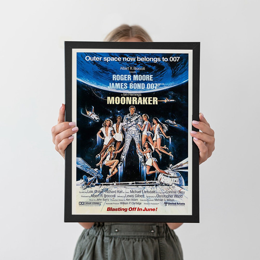 Moonraker Classic James Bond Movie Poster A4 A3 A2 A1 Wall - Etsy