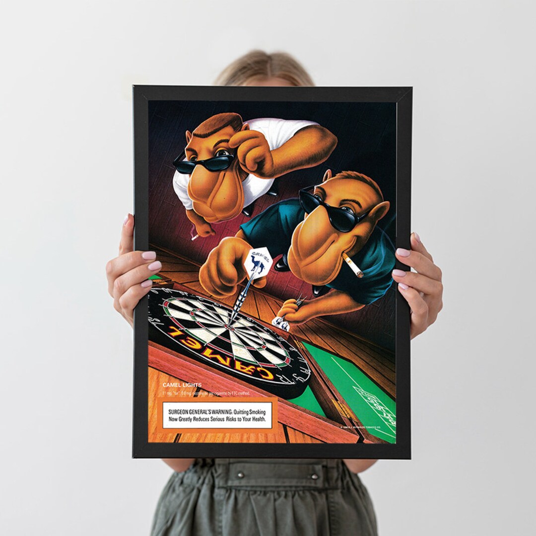 Vintage Camel Cigarettes Promotion Poster Autumn Home Decor - Etsy