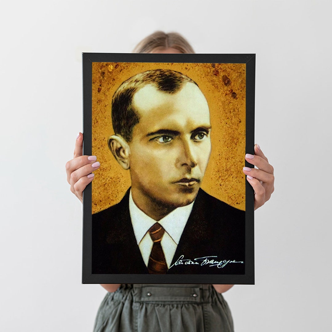 Hero of Ukraine STEPAN BANDERA War Ukraine 2022 Poster Autumn - Etsy