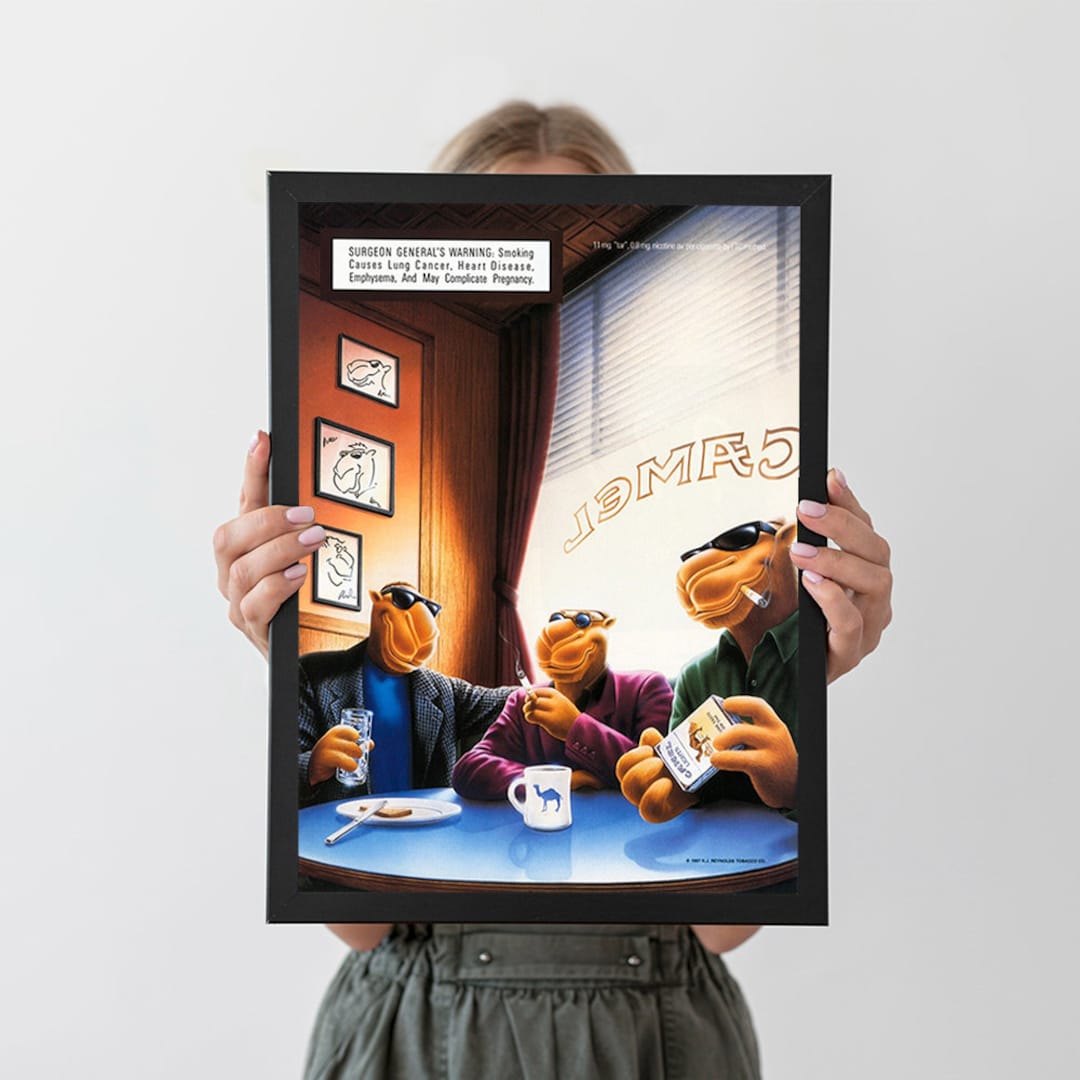Vintage Joe Camel Ads Poster Autumn Home Decor A4 A3 A2 A1 - Etsy