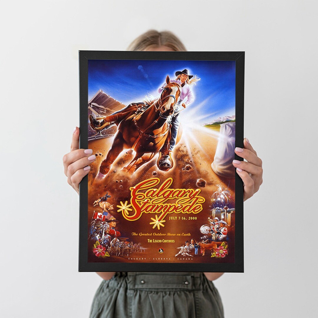 The Calgary Stampede 2000 Poster Autumn Home Decor A4 A3 A2 - Etsy