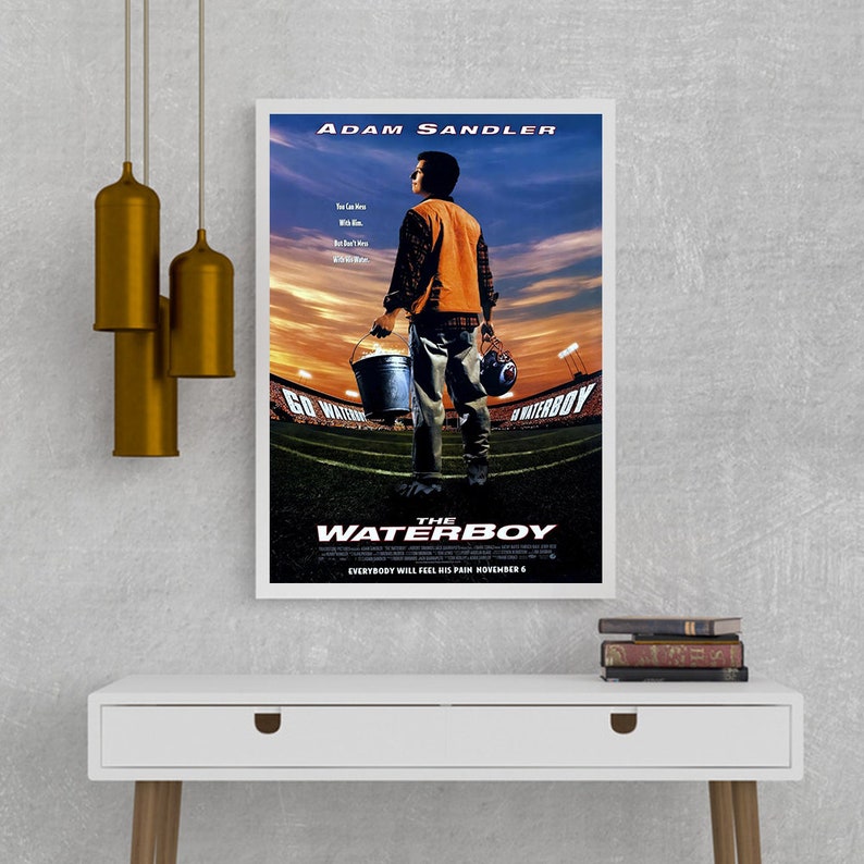 The Waterboy Movie Poster Adam Sandler Back Water Boy A4 A3 - Etsy