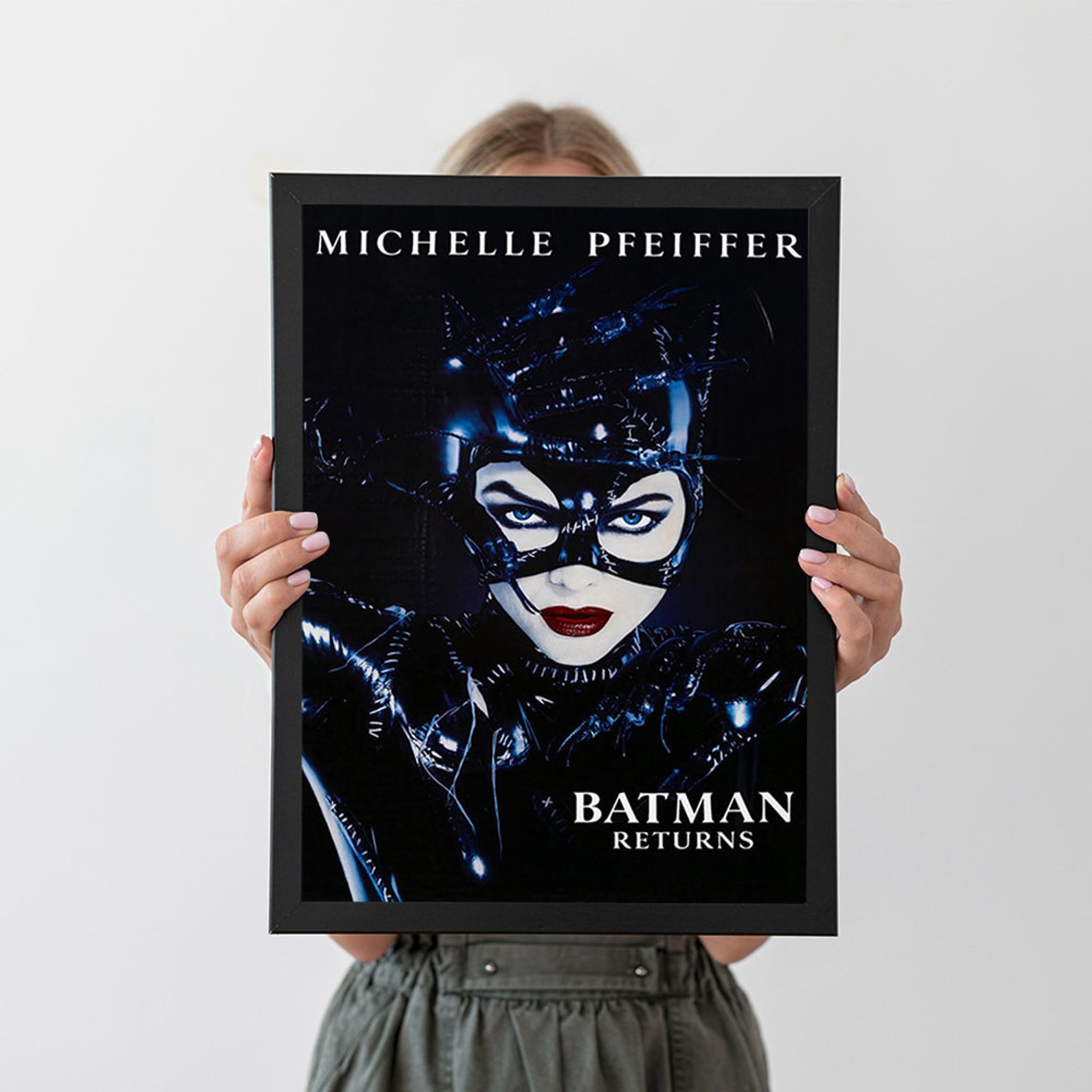Catwoman Michelle Pfeiffer Poster Cat Woman, A4 A3 A2, Home Wall Decor ...