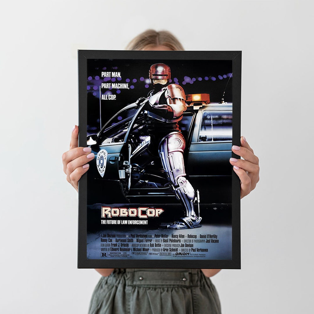 Robocop 1987 Retro Movie Poster, A4 A3 A2 A1, Wall Decor, Valentine's ...