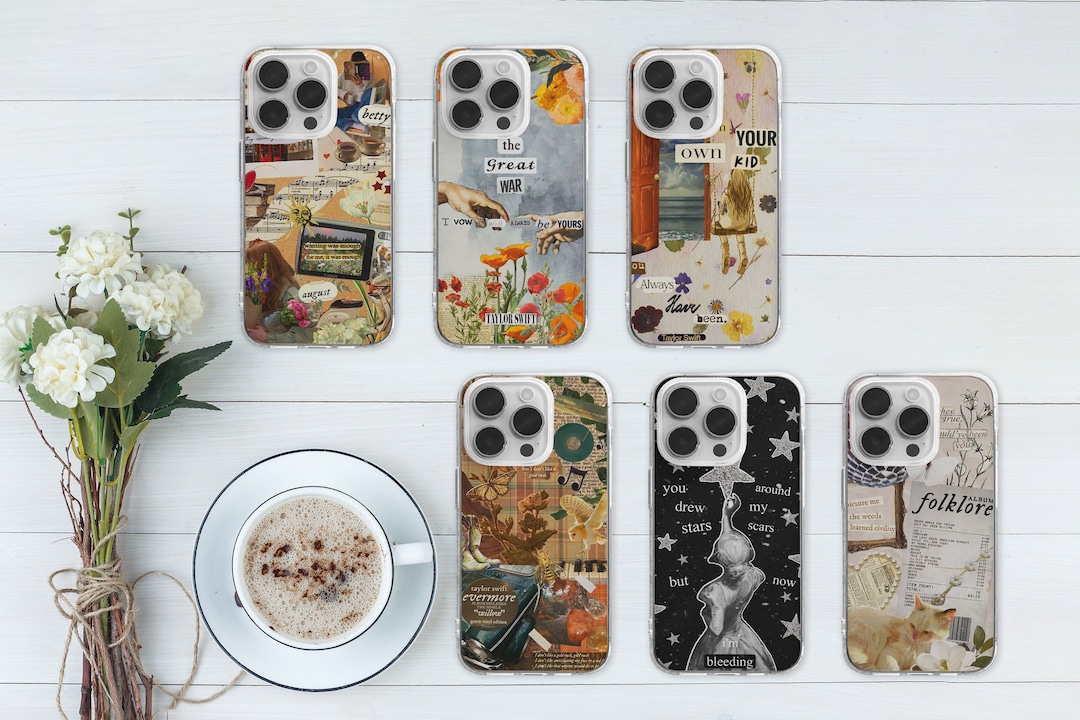 Taylor Mirrorball Inspired Collage Phone Case Taylor Evermore - Etsy