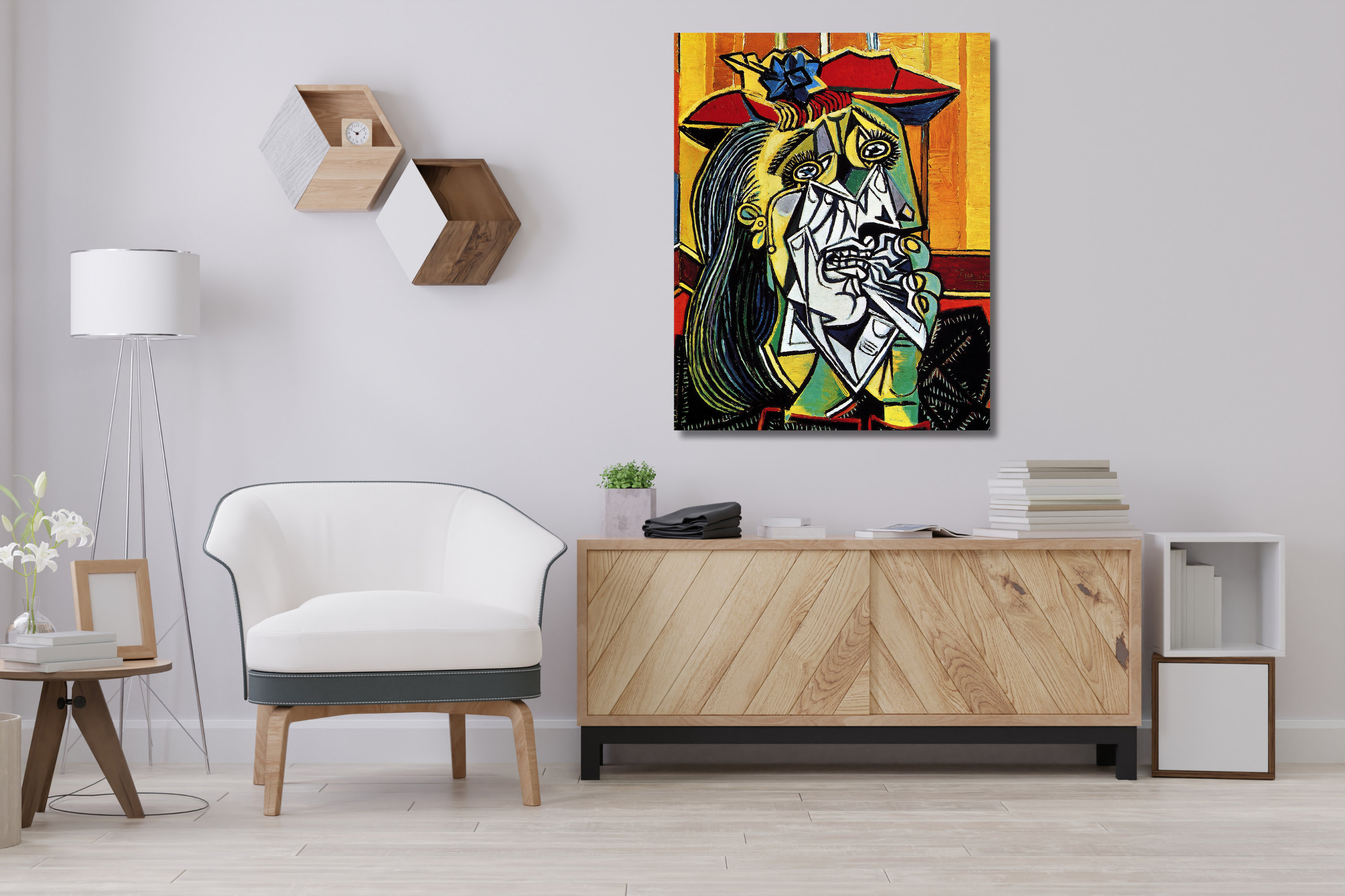 Portrait of Dora Maar, Pablo Picasso, Great Renaissance Work, Weeping ...