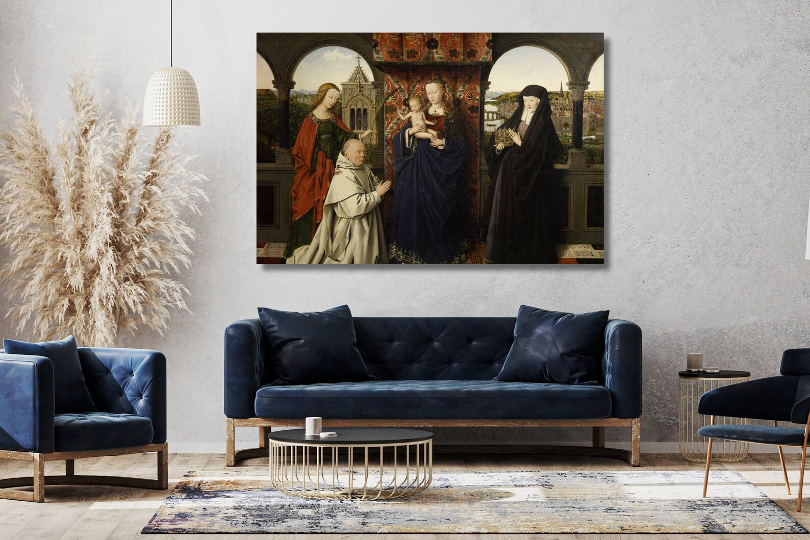 Jan Van Eyck, Virgin and Child With Saints and Donor, Religious Art ...