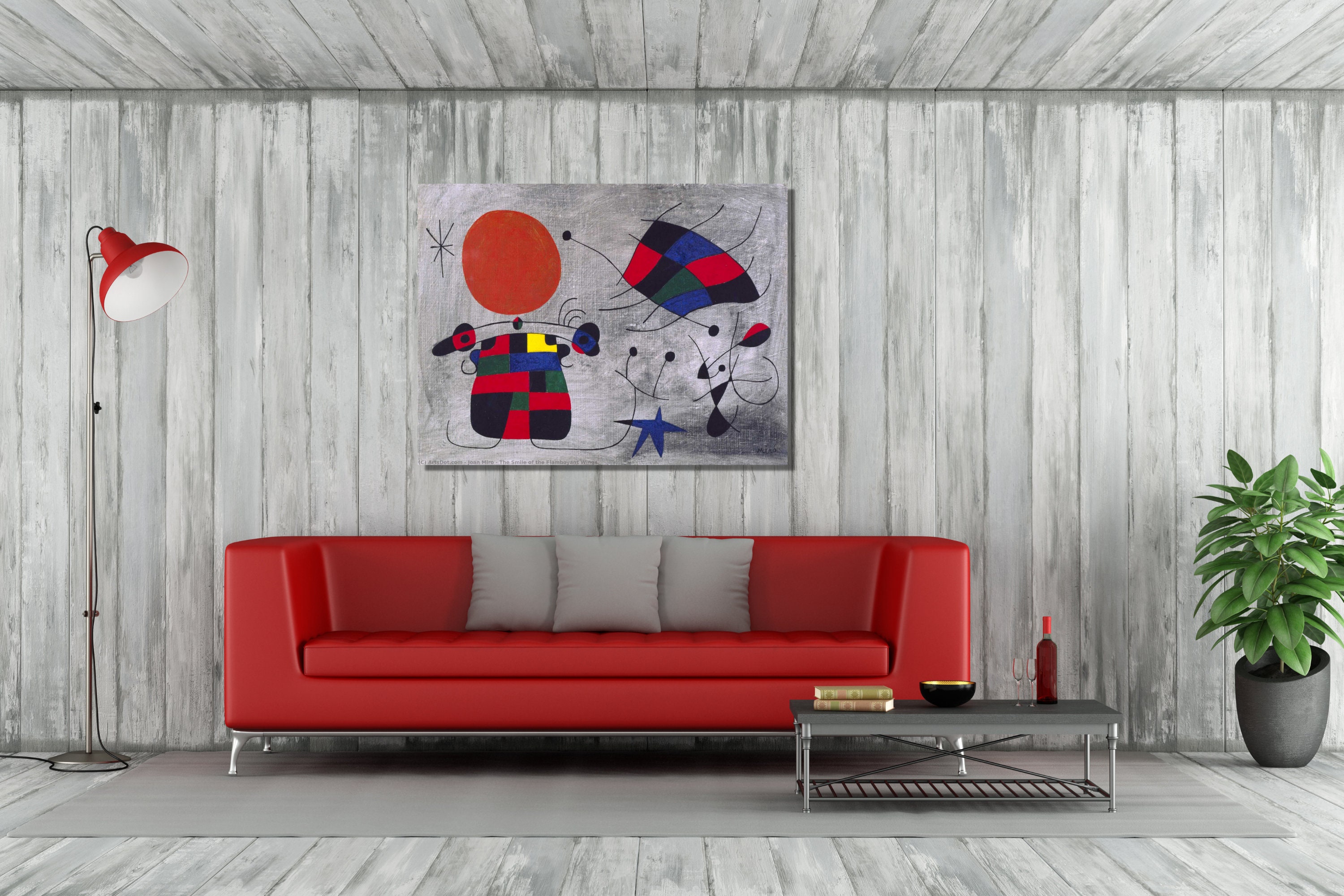Joan Miró Smile of the Flamboyant Wings, Surrealism Art, Modern Wall ...