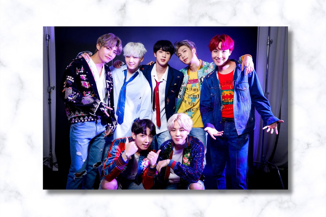 BTS Poster, K-pop Poster, Koreaanse Kunst, Vivid Colors, Bright Poster ...
