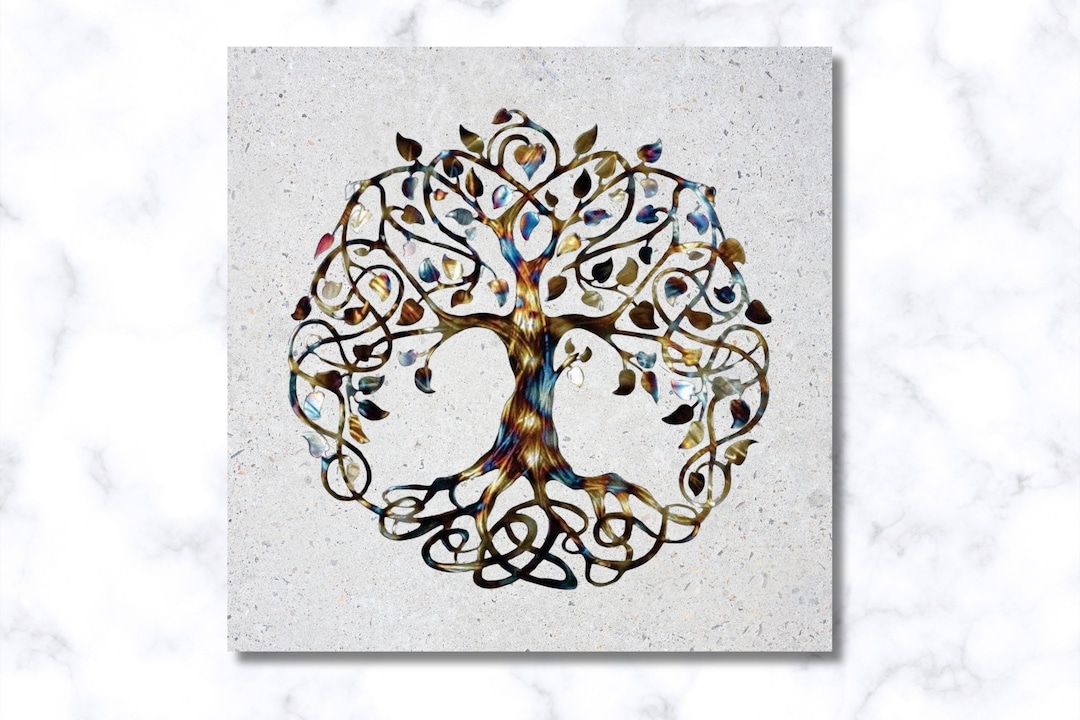 Tree of Life Poster, Tree of Life Canvas, Spiritual Artwork, Wall Art ...