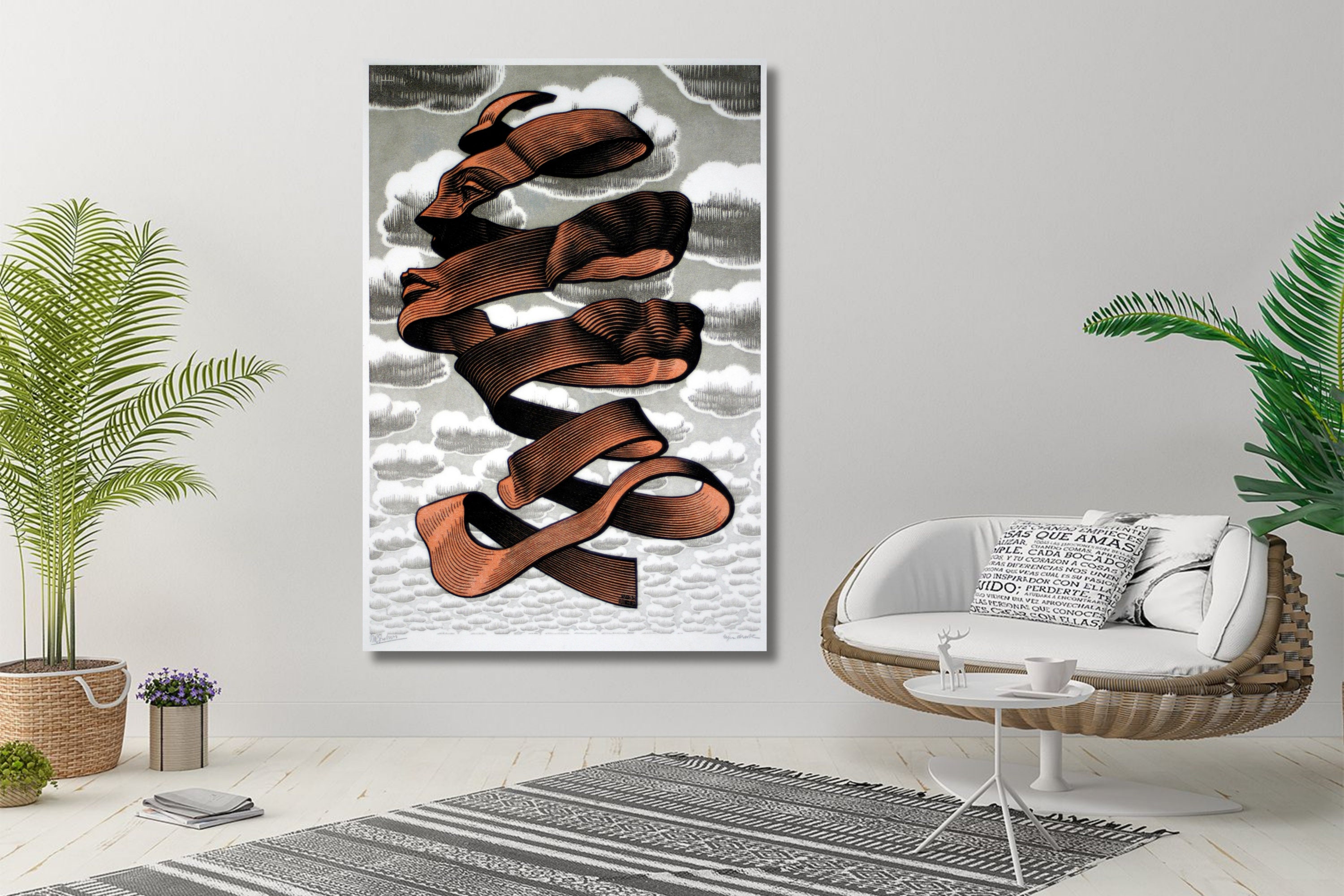 Rind by Maurits Cornelis Escher, Maurits Cornelis Escher Canvas Art ...