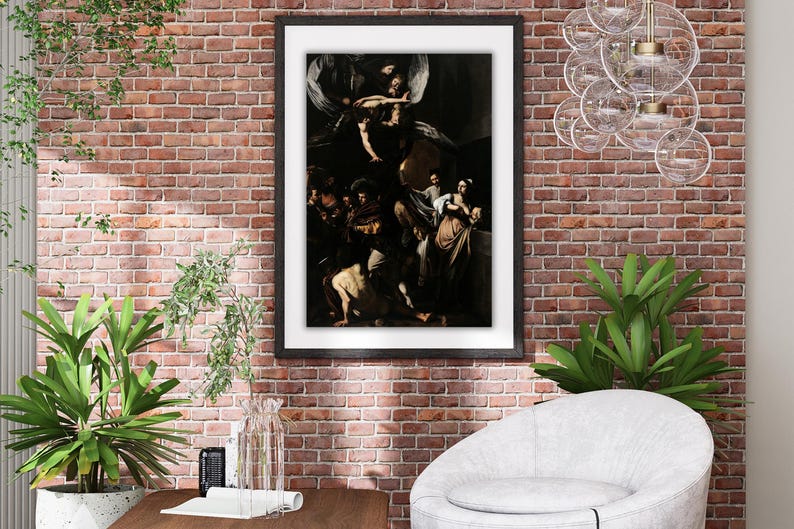 The Seven Works of Mercy by Caravaggio – Baroque Masterpiece Canvas ...