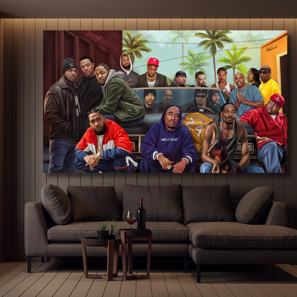 West Coast Rappers Posters - Etsy
